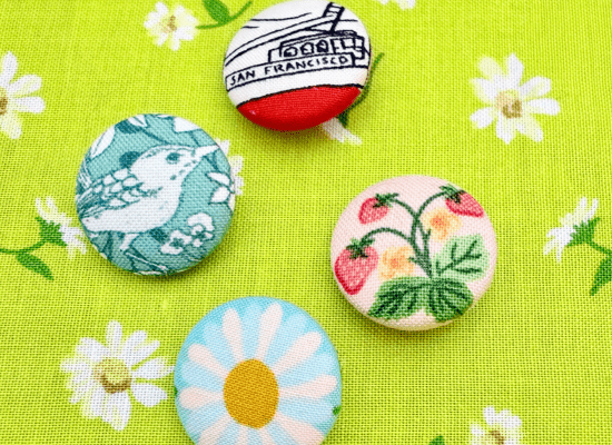 How to Make a Fabric Covered Button – Crafting with Clementine